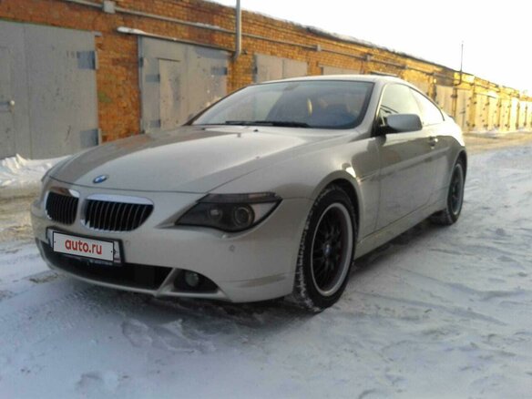 Купить б/у BMW 6 серии II (E63/E64) 650i 4.8 AT (367 л.с.) бензин автомат в Омске: серебристый ...