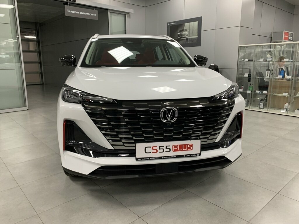Купить новый Changan CS55PLUS I Рестайлинг 1.5 AMT (181 л.с.) бензин робот в Москве: белый ...