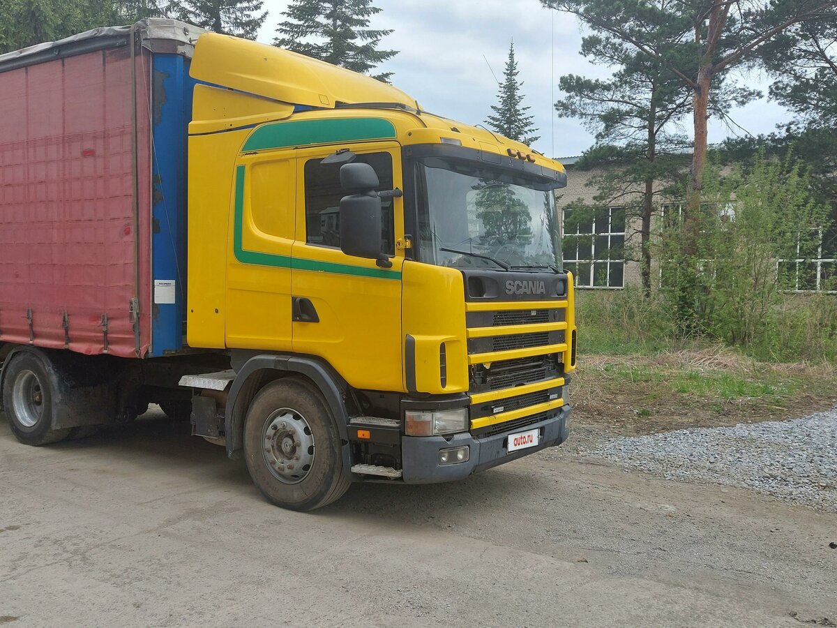 Купить б/у Scania 4-Series дизель автомат в Новосибирске: жёлтый 2006 ...