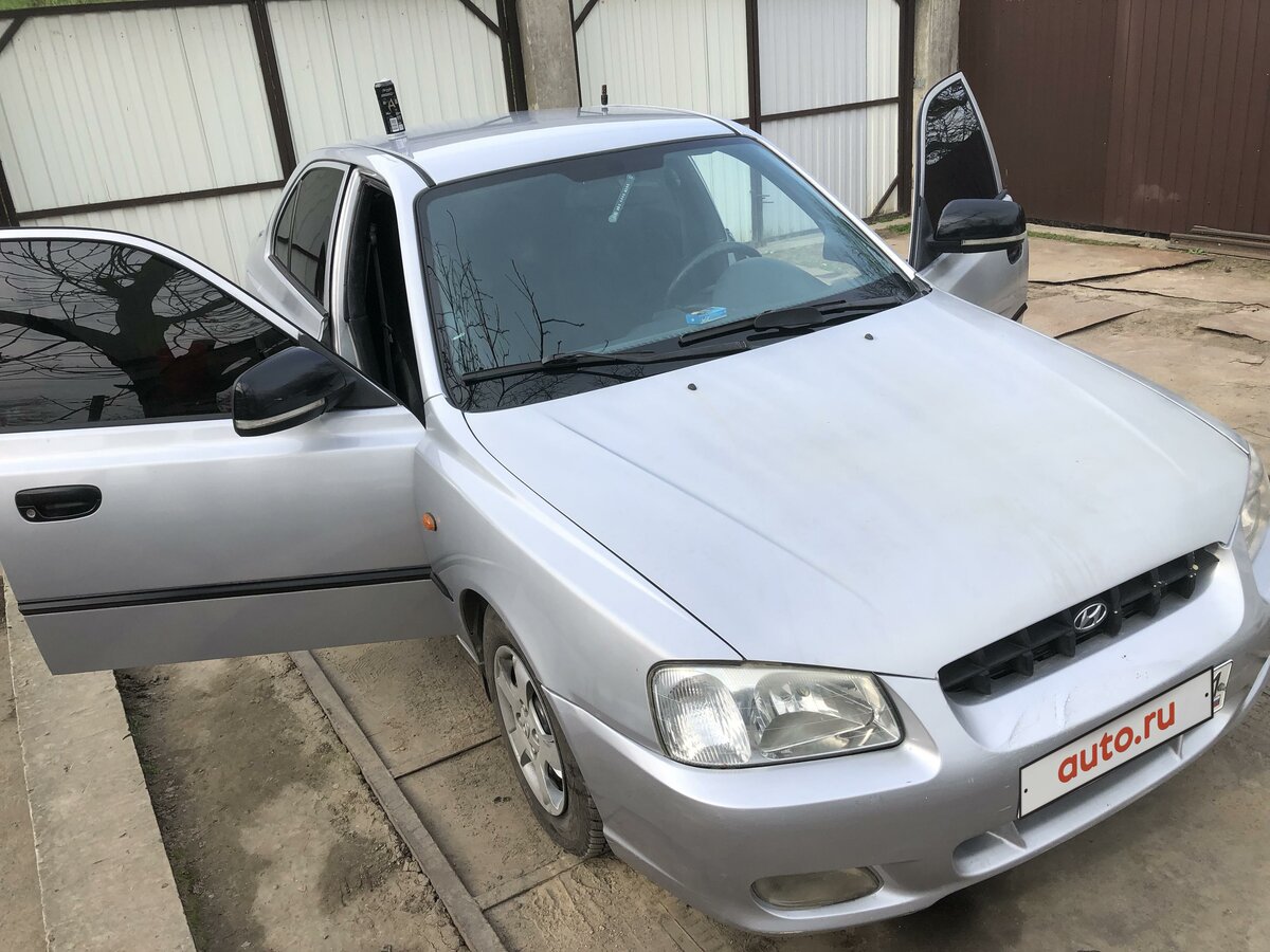 Купить б/у Hyundai Accent II 1.5 MT (102 л.с.) бензин механика в ...