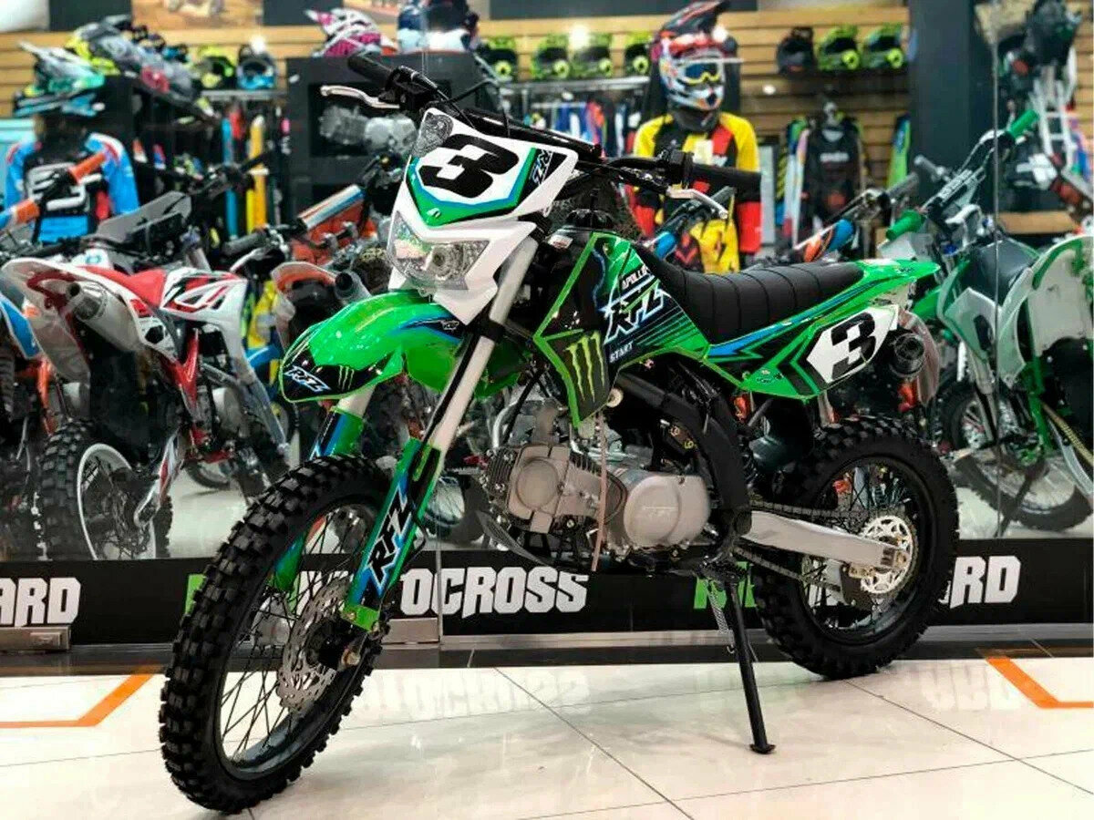 Купить новый Apollo RFZ Start карбюратор в Уфе: зелёный питбайк 2024 ...