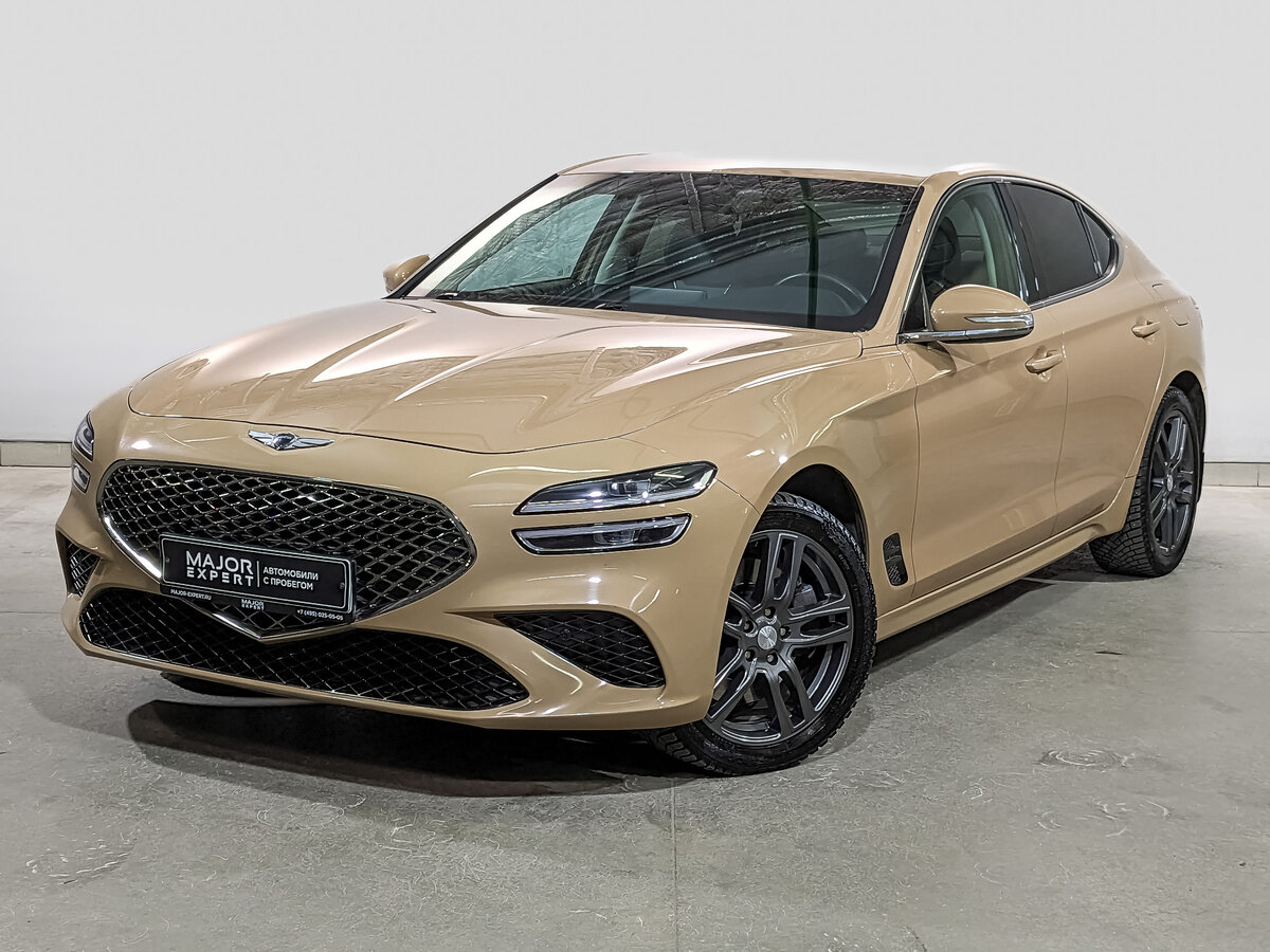 Купить б/у Genesis G70 I Рестайлинг 2.0 AT (197 л.с.) 4WD бензин автомат в Химках: серый Генезис ...