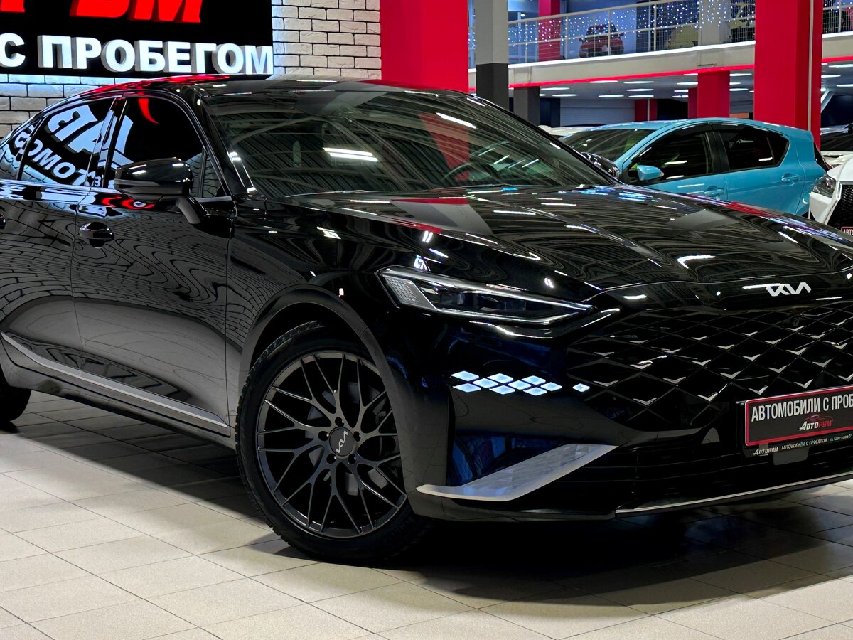 Купить б/у Kia K8 2021-2024 2.5 AT (198 л.с.) бензин автомат в Красноярске: чёрный Киа К8 2021 ...
