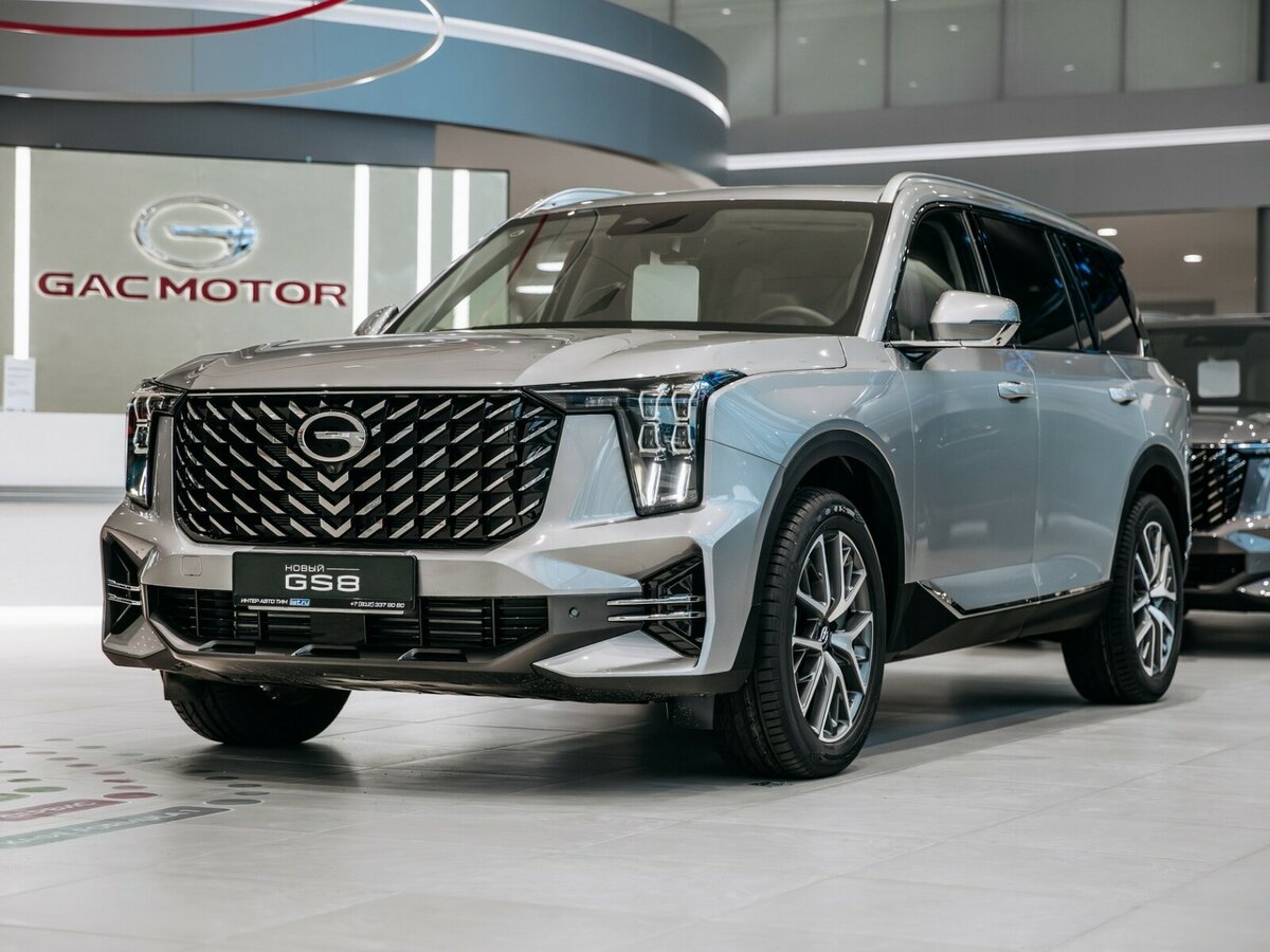 Купить новый GAC GS8 II 2.0 AT (231 л.с.) 4WD бензин автомат в Санкт-Петербурге: серебристый ГАК ...