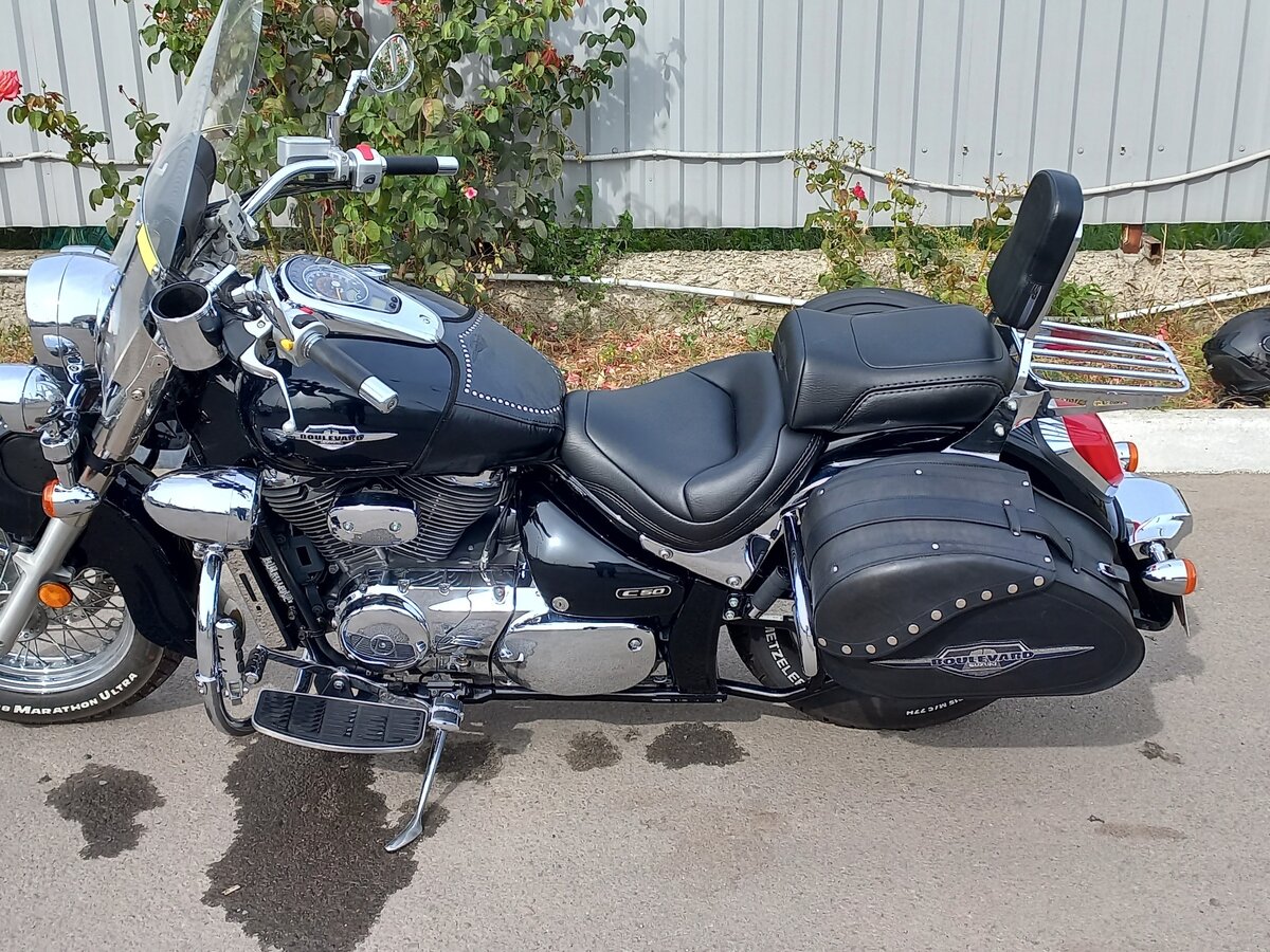 Купить б/у Suzuki Boulevard C50 инжектор 5 передач в Таганроге: чёрный ...