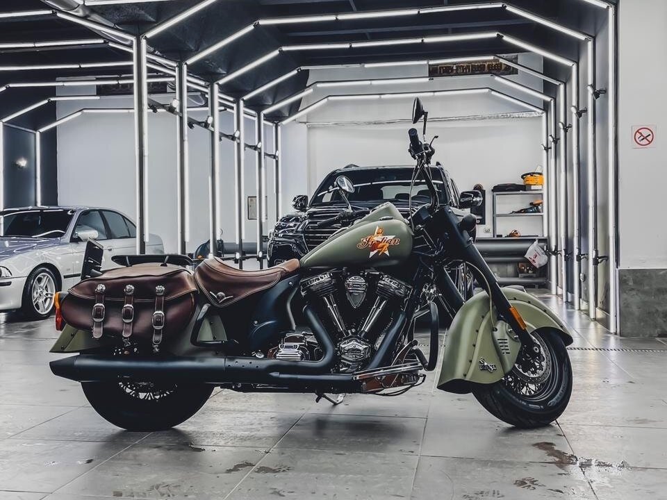 Купить б/у Indian Chief Bomber инжектор 6 прямых и задняя в Алматы ...