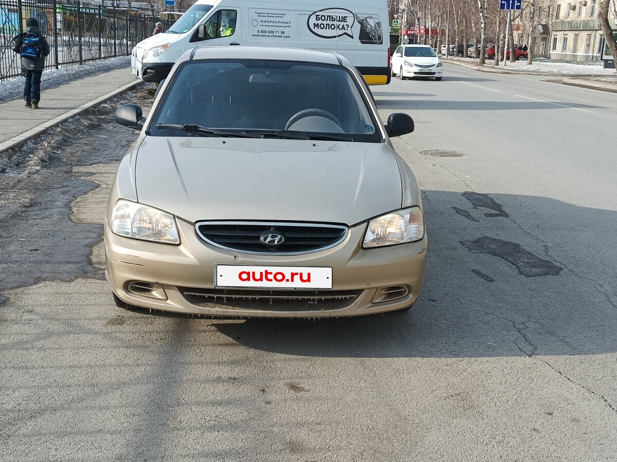 Купить б/у Hyundai Accent II ТагАЗ 1.5 AT (102 л.с.) бензин автомат в ...