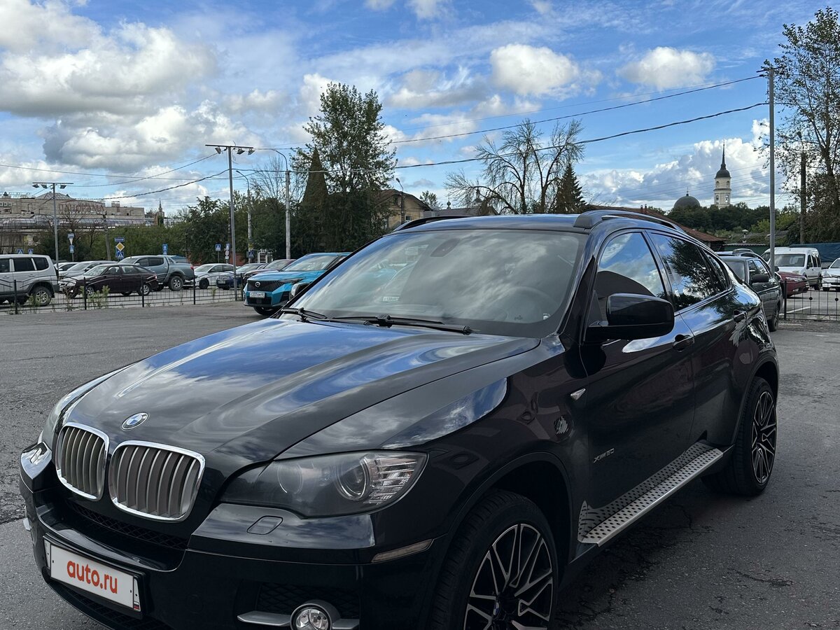 Купить б/у BMW X6 I (E71) 50i 6-speed 4.4 AT (407 л.с.) 4WD бензин ...