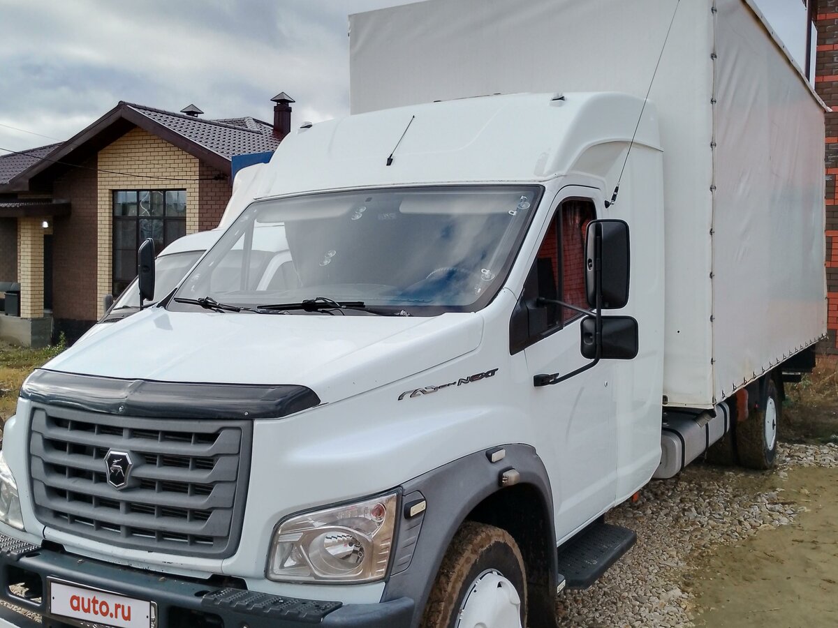 Купить б/у ГАЗ ГАЗон Next дизель механика в Пензе: белый тент 2017 года ...
