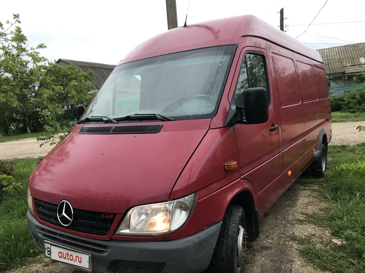 Купить б/у Mercedes-Benz Sprinter дизель механика в Кировском: красный ...