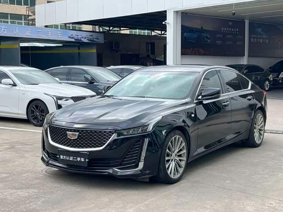 Купить б/у Cadillac CT5 I 2.0 AT (241 л.с.) бензин автомат во Владивостоке: чёрный Кадиллак СТ5 ...