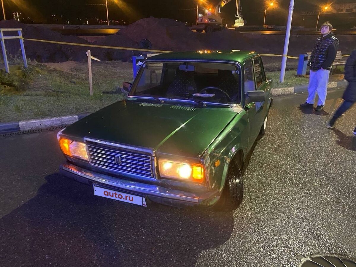 Купить б/у Lada (ВАЗ) 2107 1982-2012 1.5 MT (72 л.с.) бензин механика в Софрино: зелёный Лада ...