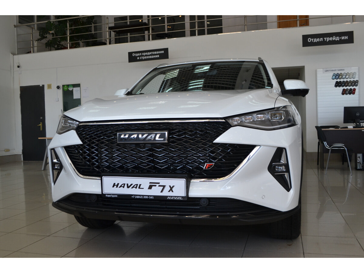 Купить новый Haval F7x I Рестайлинг 1.5 AMT (150 л.с.) 4WD бензин робот в Калуге: белый Хавэйл ...
