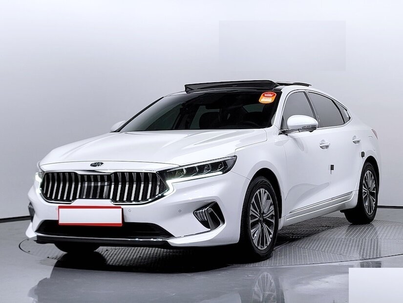 Купить б/у Kia K7 YG (II) 2.4hyb AT (159 л.с.) гибрид автомат во Владивостоке: белый Киа K7 YG ...