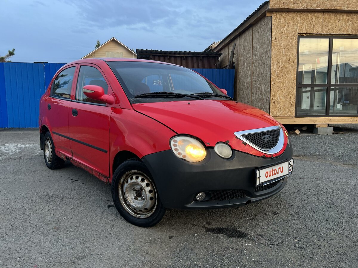 Купить б/у Chery QQ6 (S21) 2006-2010 1.1 MT (68 л.с.) бензин механика в Челябинске: красный Чери ...