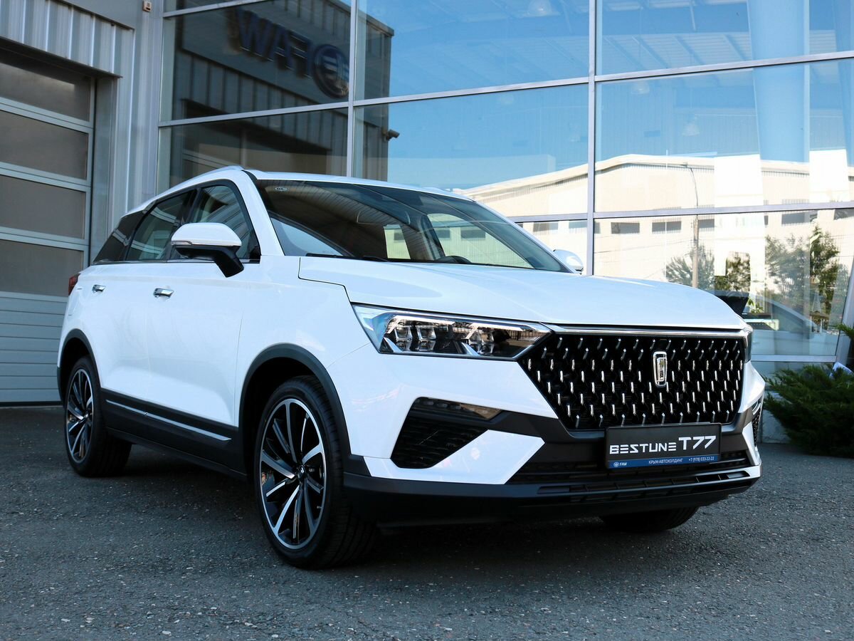 Купить новый FAW Bestune T77 I 1.5 AMT (160 л.с.) бензин робот в Симферополе: белый ФАВ Бестюн ...