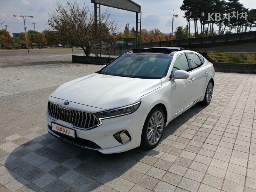 Купить б/у Kia K7 YG (II) Рестайлинг 2.5 AT (198 л.с.) бензин автомат во Владивостоке: жёлтый ...