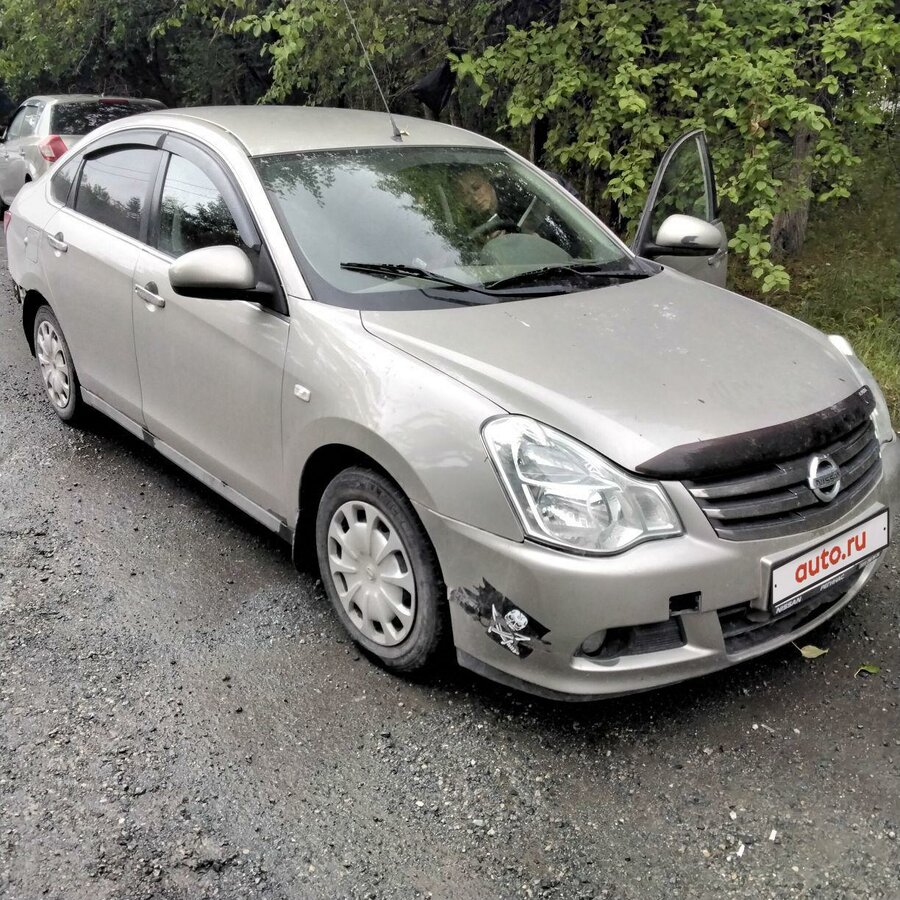 Купить б/у Nissan Almera III (G15) 1.6 MT (102 л.с.) бензин механика в Челябинске: серый Ниссан ...