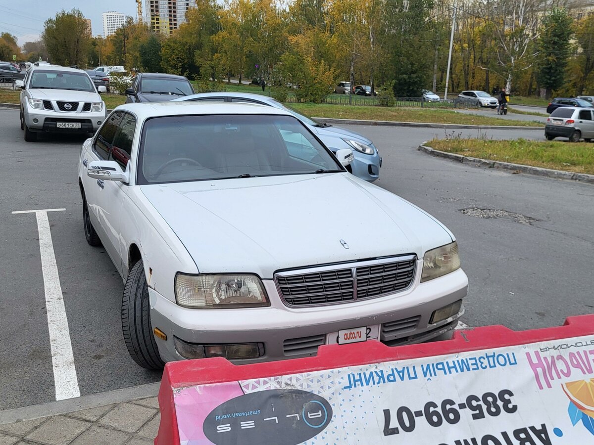 Купить б/у Nissan Gloria X (Y33) 2.5 AT (190 л.с.) бензин автомат в Екатеринбурге: серый Ниссан ...