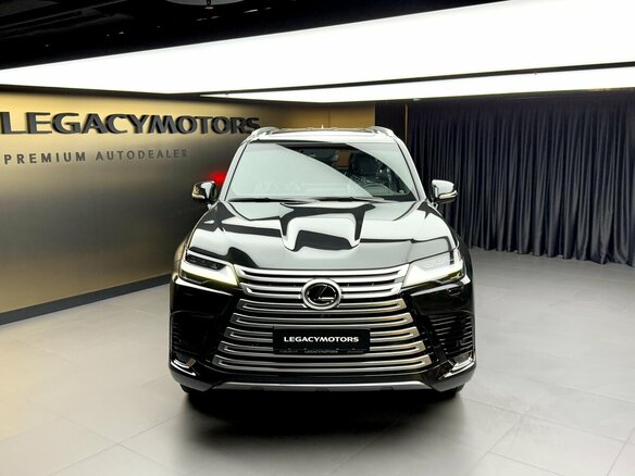 Купить новый Lexus LX IV 600 3.5 AT (415 л.с.) 4WD бензин автомат в Москве: чёрный Лексус ЛХ IV ...