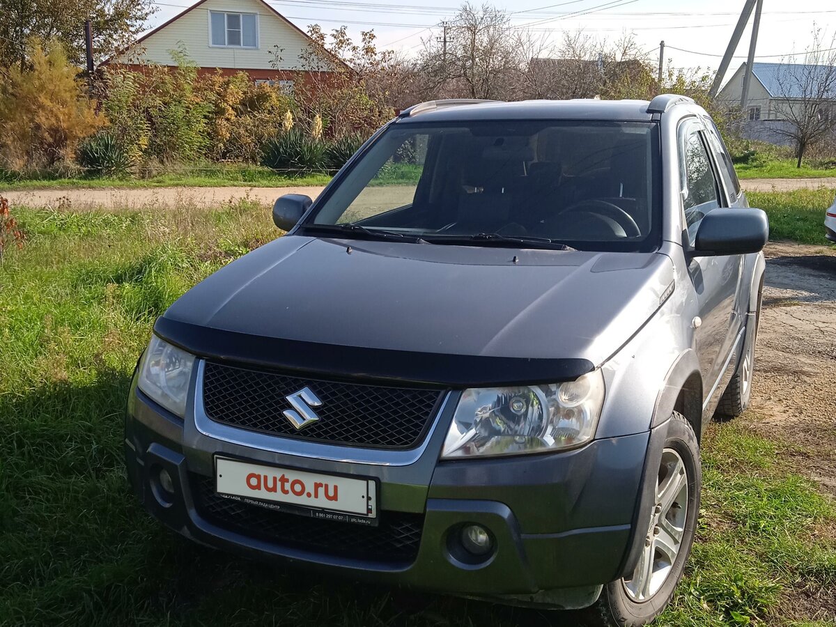 Купить б/у Suzuki Grand Vitara II 1.6 MT (106 л.с.) 4WD бензин механика в Гостагаевской: серый ...