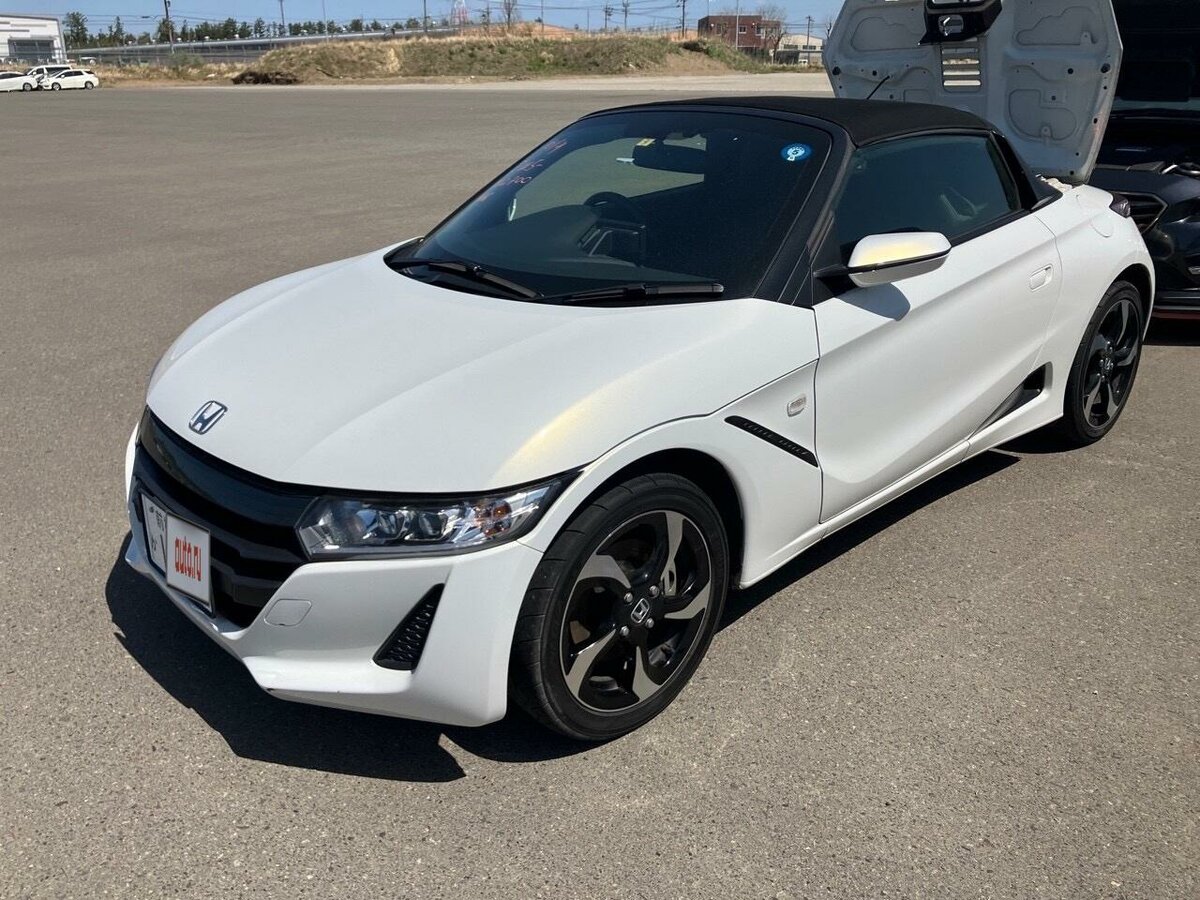 Купить б/у Honda S660 2015-2022 0.7 CVT (64 л.с.) бензин вариатор в Хабаровске: белый Хонда С660 ...