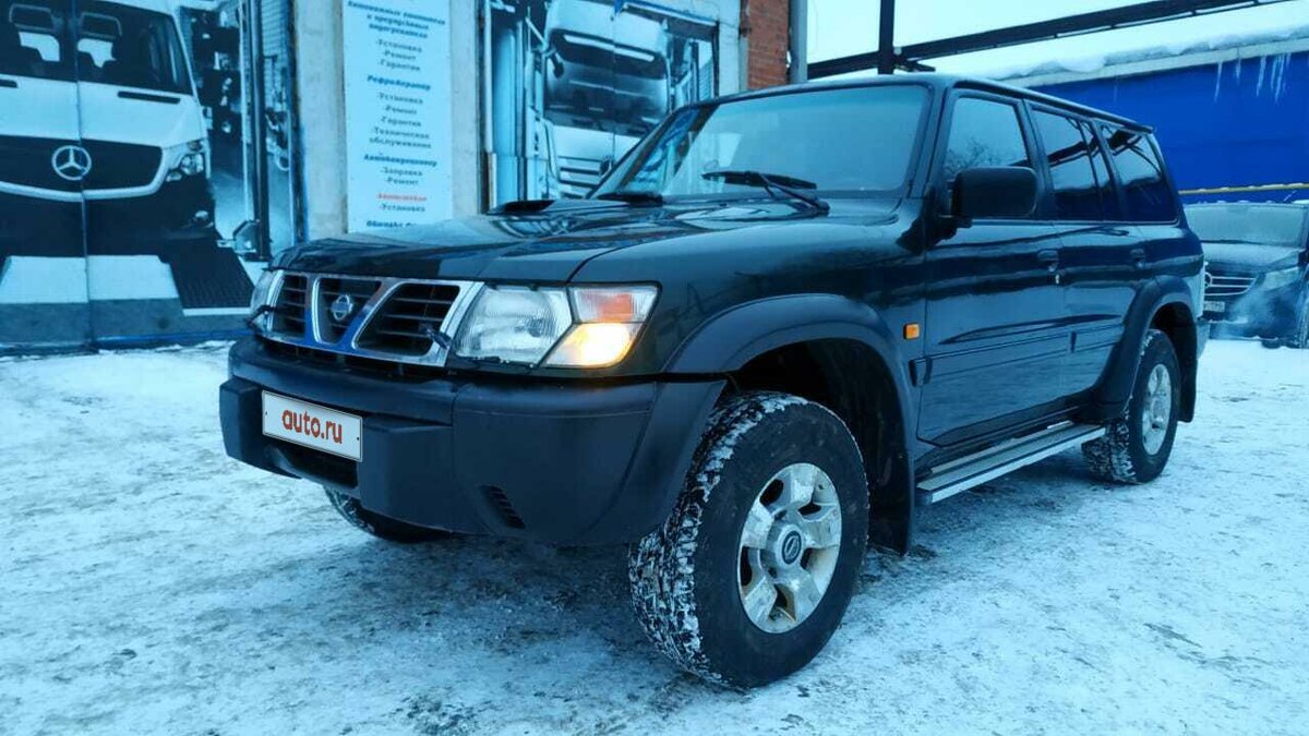 Купить б/у Nissan Patrol V (Y61) 3.0d MT (158 л.с.) 4WD дизель механика в Екатеринбурге: зелёный ...