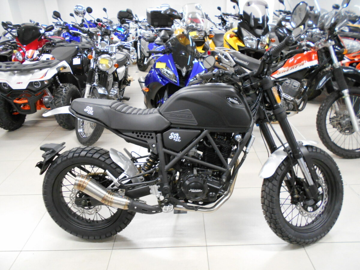 Купить новый Minsk (Минск) SCR 250 карбюратор 5 передач в Москве: серый naked bike 2024 года на ...