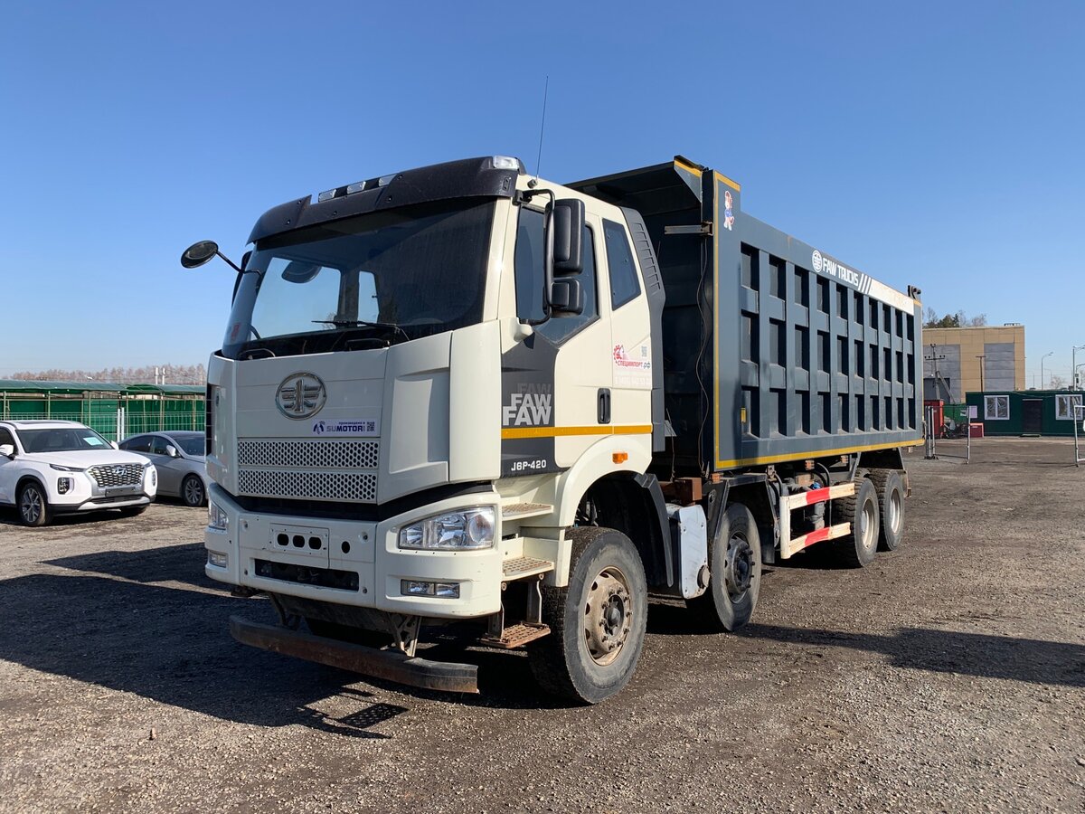 Купить б/у FAW J6 CA3310 дизель механика в Москве: белый самосвал 2021 года по цене 6 550 000 ...