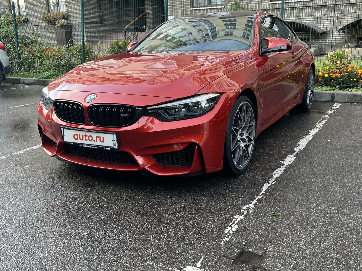 Купить б/у BMW M4 F82/F83 Рестайлинг Competition Package 3.0 AMT (450 л.с.) бензин робот в ...