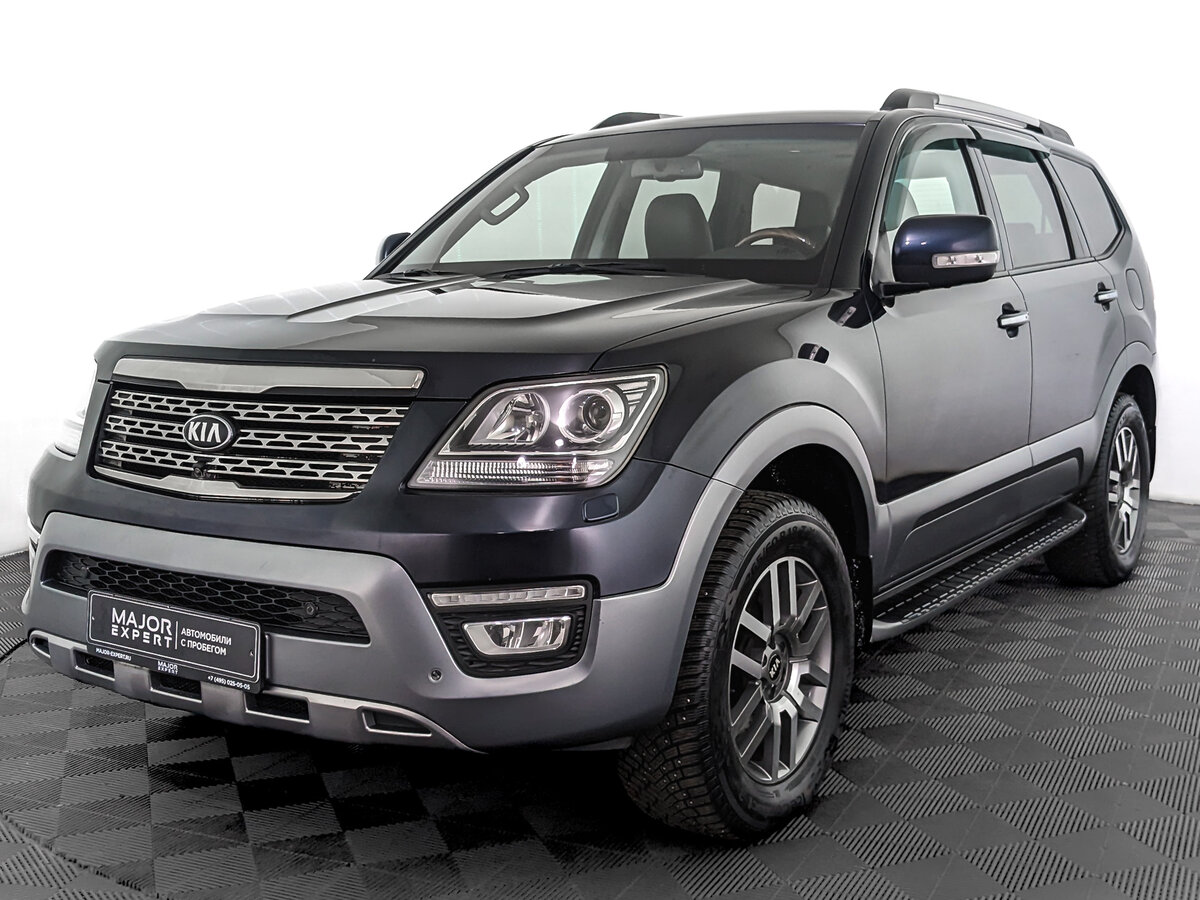 Купить б/у Kia Mohave I Рестайлинг 3.0d AT (250 л.с.) 4WD дизель автомат в Москве: синий Киа ...