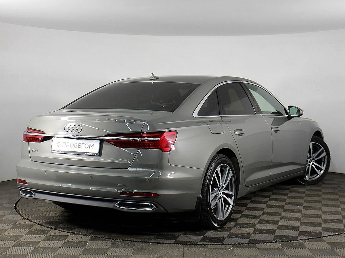 Купить б/у Audi A6 V (C8) 40 TFSI 2.0 AMT (190 л.с.) бензин робот в Москве: серый Ауди А6 V (C8 ...