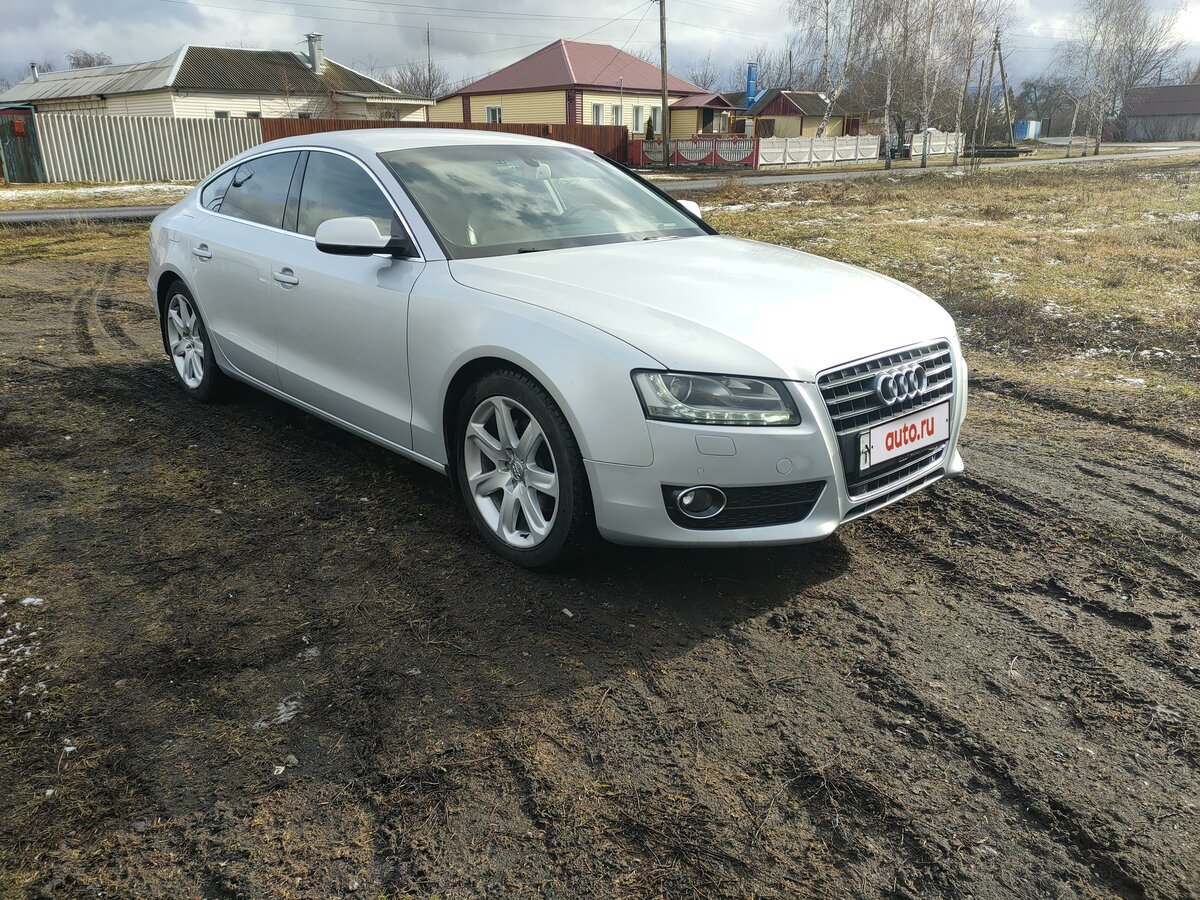 Купить б/у Audi A5 I (8T) 1.8 CVT (160 л.с.) бензин вариатор в Воронеже: серебристый Ауди А5 I ...