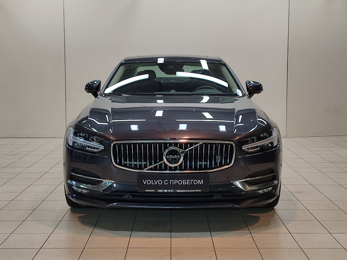 Купить б/у Volvo S90 II 2.0 AT (249 л.с.) бензин автомат в Балашихе: серый Вольво S90 II седан ...