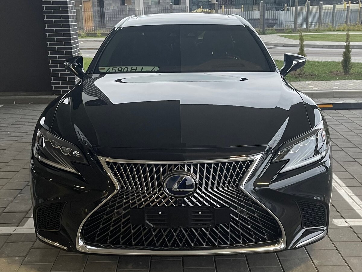 Купить б/у Lexus LS V 500h 3.5hyb AT (354 л.с.) 4WD гибрид автомат в Минске: чёрный Лексус лс V ...