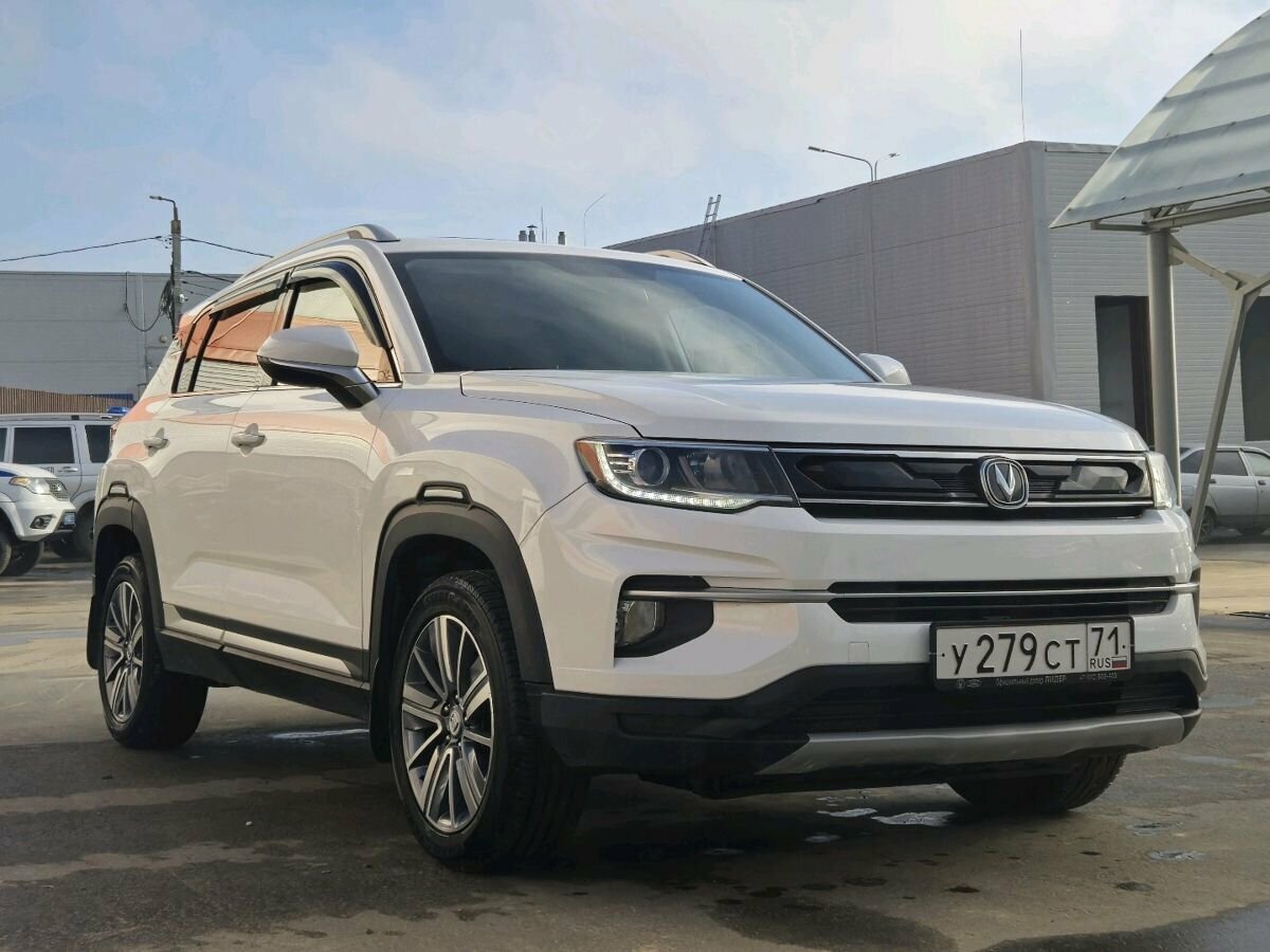 Купить б/у Changan CS35PLUS I 1.6 AT (117 л.с.) бензин автомат в Туле: белый Чанган ЦС 35 плюс I ...