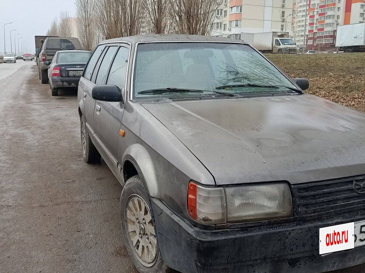 Купить б/у Mazda 323 III (BF) 1.5 MT (75 л.с.) бензин механика в Ростове-на-Дону: серый Мазда ...
