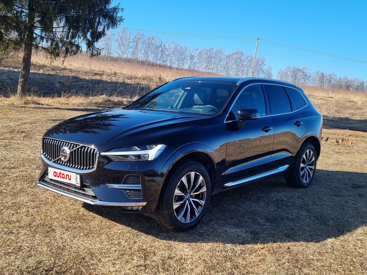 Купить б/у Volvo XC60 II 2.0 AT (249 л.с.) 4WD бензин автомат в Нижнем Новгороде: чёрный Вольво ...
