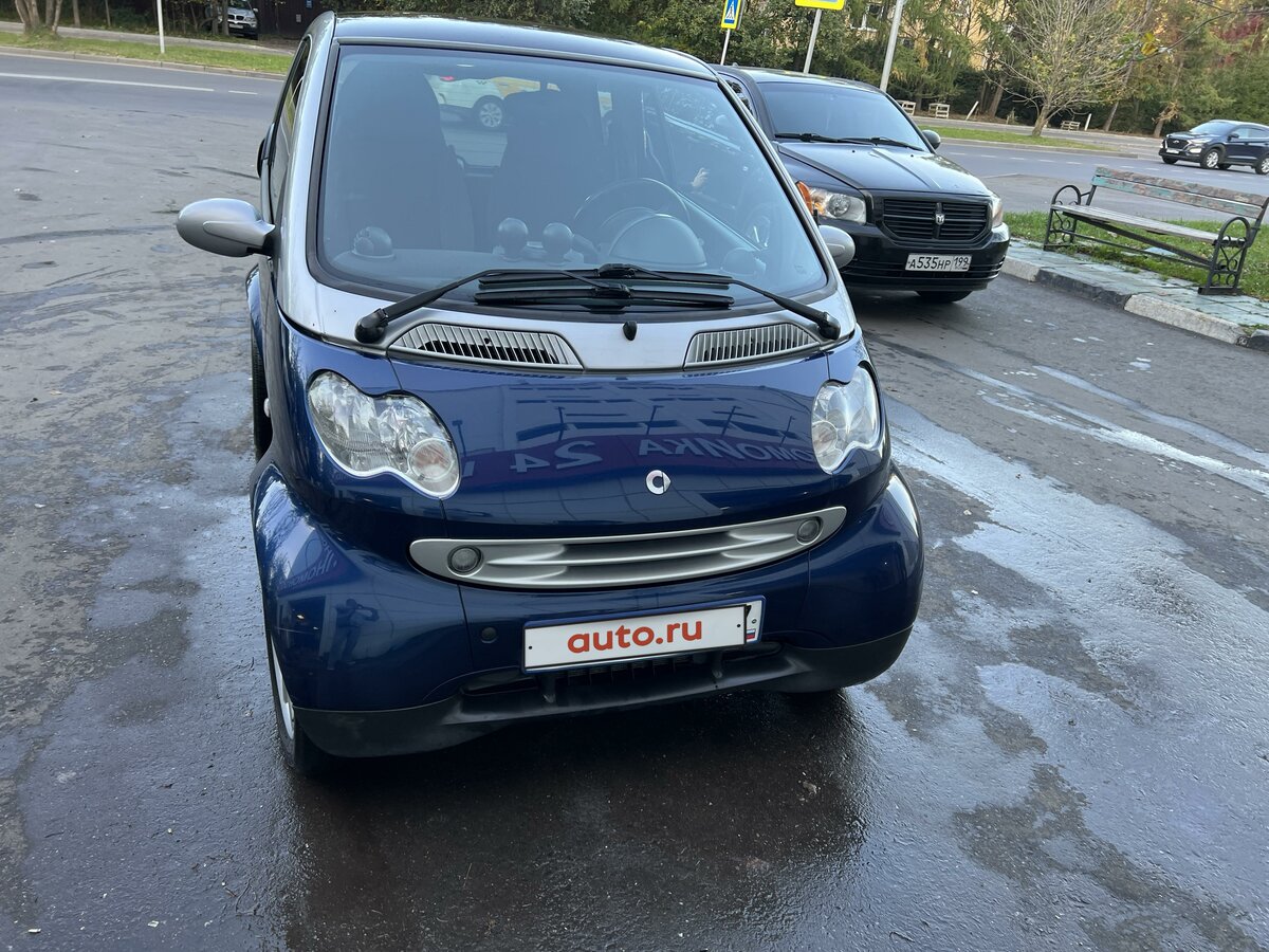Купить б/у Smart Fortwo I Рестайлинг 0.7 AMT (61 л.с.) бензин робот в Москве: серый Смарт Фоту I ...
