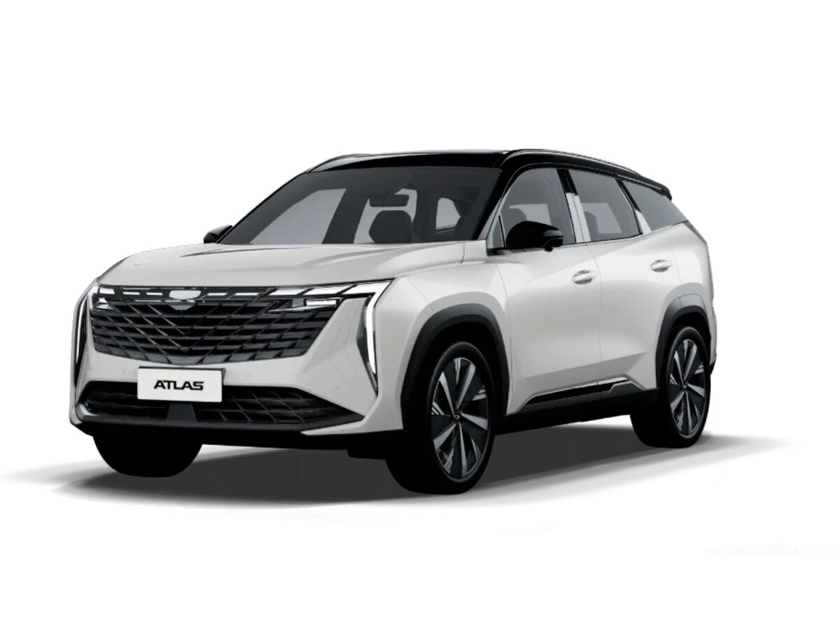 Купить новый Geely Atlas II 2.0 AT (200 л.с.) 4WD бензин автомат в Красногорске: белый Джили ...