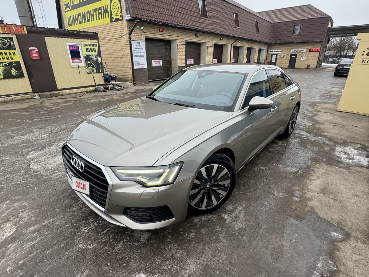 Купить б/у Audi A6 V (C8) 40 TFSI 2.0 AMT (190 л.с.) бензин робот в Смоленске: золотистый Ауди ...