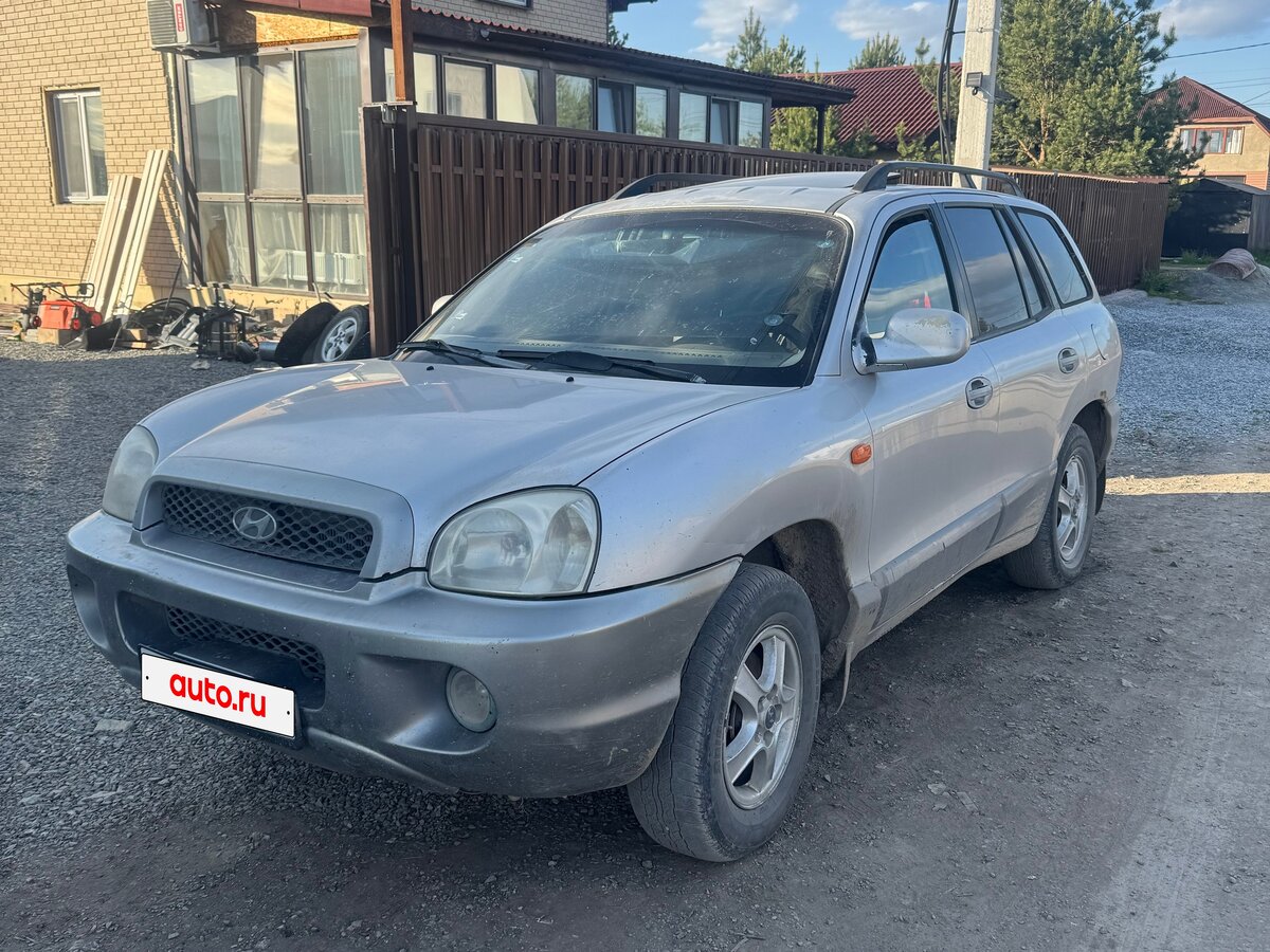 Купить б/у Hyundai Santa Fe I 2.7 AT (179 л.с.) 4WD бензин автомат в ...