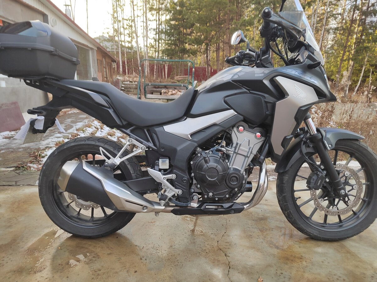 Купить б/у Honda CB 400X инжектор 6 передач в Златоусте: чёрный туристический эндуро 2019 года ...