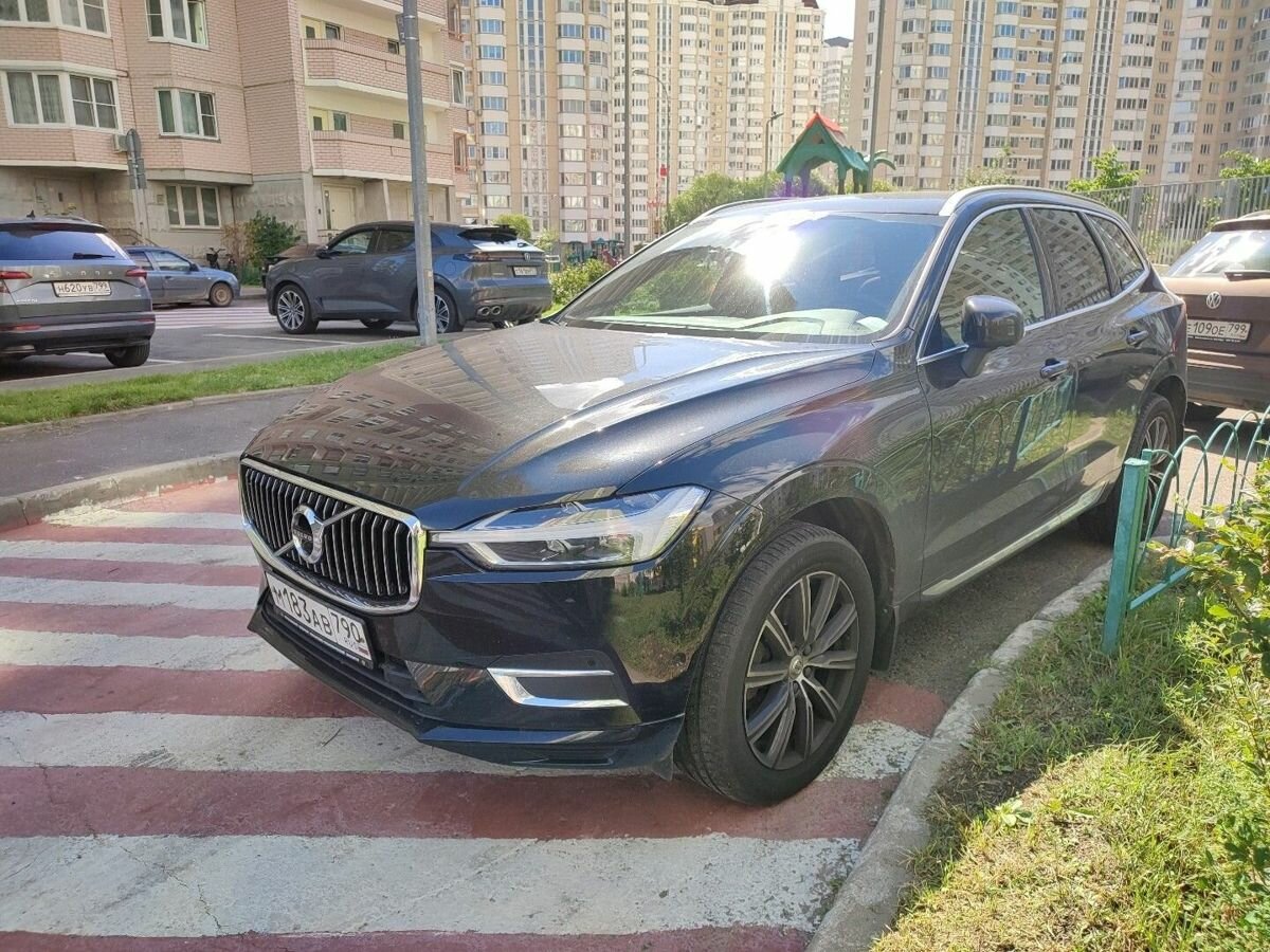 Купить б/у Volvo XC60 II 2.0d AT (190 л.с.) 4WD дизель автомат в Балашихе: чёрный Вольво XC60 II ...