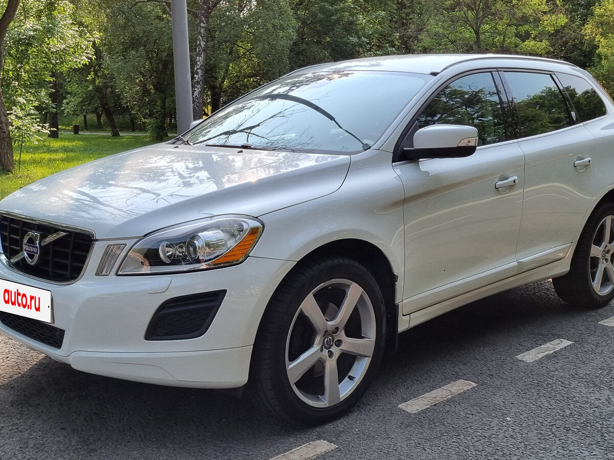 Купить б/у Volvo XC60 I 2.4d AT (163 л.с.) 4WD дизель автомат в Москве: белый Вольво XC60 I ...