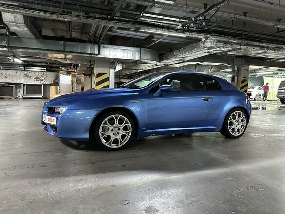 Купить б/у Alfa Romeo Brera 2006-2010 3.2 AT (260 л.с.) 4WD бензин автомат в Москве: синий Альфа ...