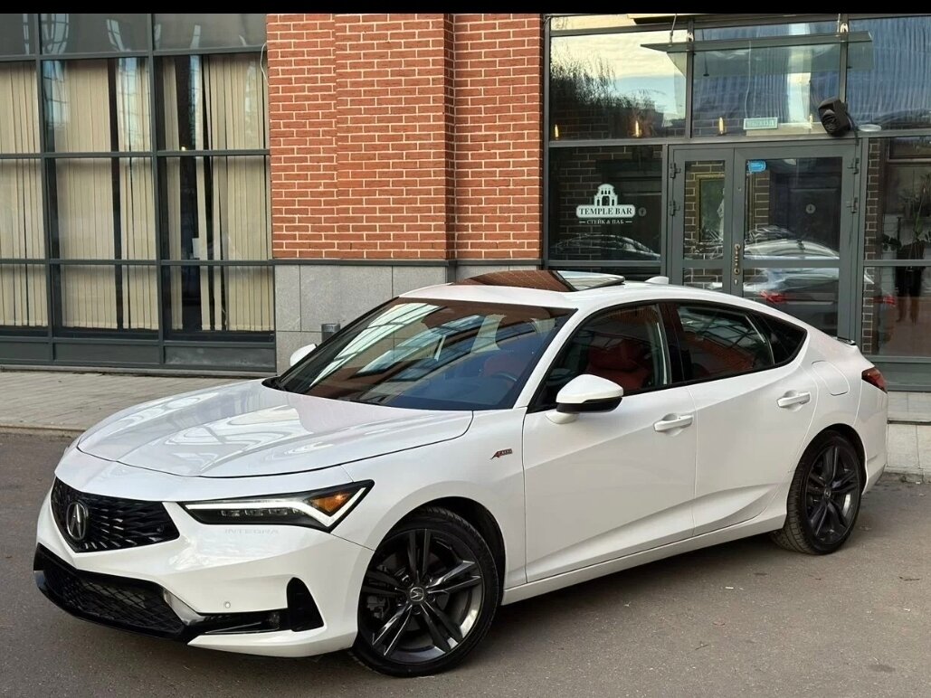 Купить б/у Acura Integra IV 1.5 CVT (203 л.с.) бензин вариатор в Москве: белый Акура интегра IV ...