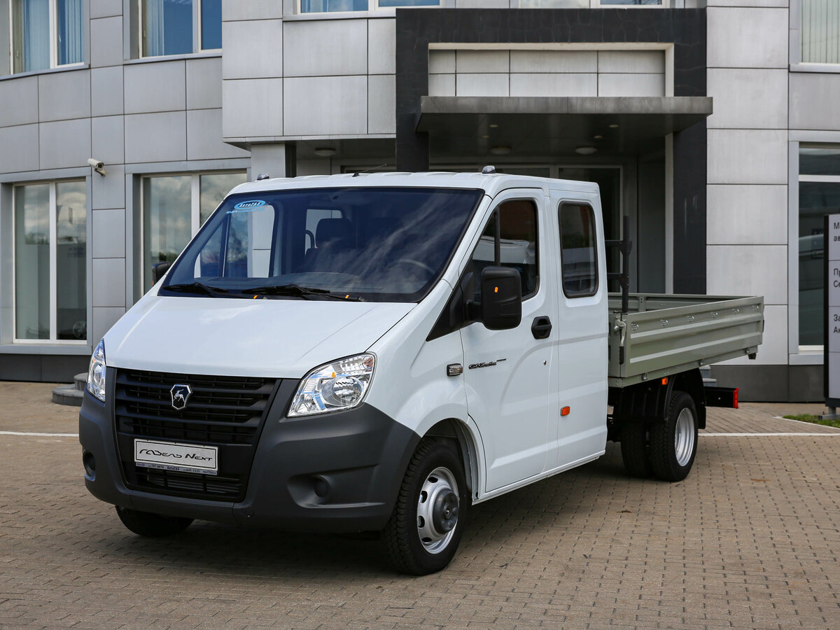 Купить новый ГАЗ ГАЗель Next дизель механика в Люберцах: белый бортовой ...