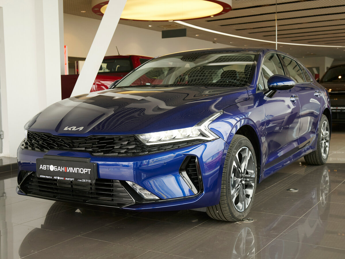 Купить новый Kia K5 III 2.0 AT (240 л.с.) бензин автомат в Екатеринбурге: голубой Киа к5 III ...