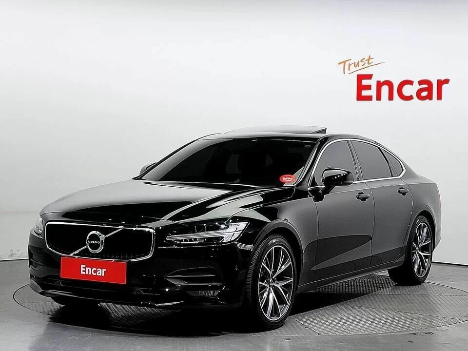 Купить б/у Volvo S90 II 2.0d AT (235 л.с.) 4WD дизель автомат во Владивостоке: чёрный Вольво S90 ...